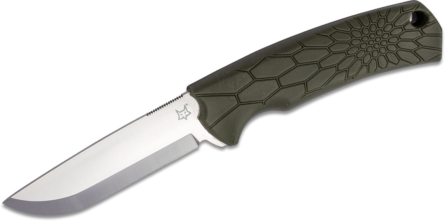 Fox FX-606 OD Jesper Voxnaes Core Scandi Fixed Blade Knife 4" BECUT ...