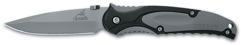 Gerber PR 2.5 Features 440A Stainless Steel Plain Edge Blade ...