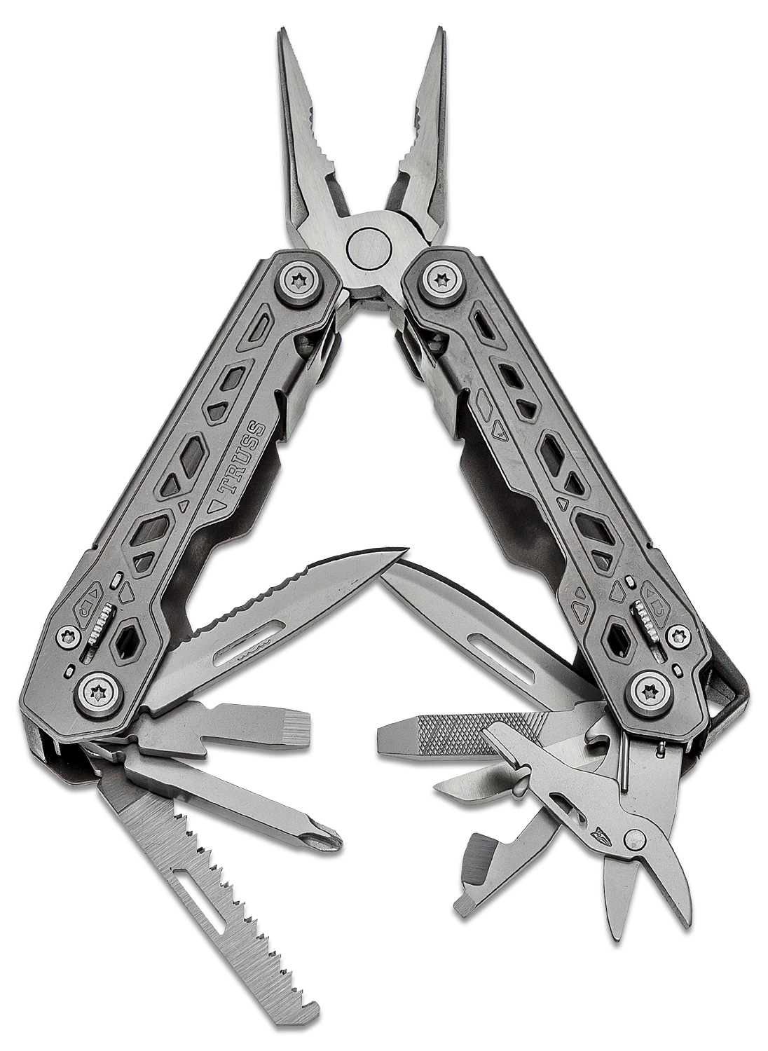 Gerber Truss Multi-Tool, Stainless Steel Handles - KnifeCenter - 30-001343