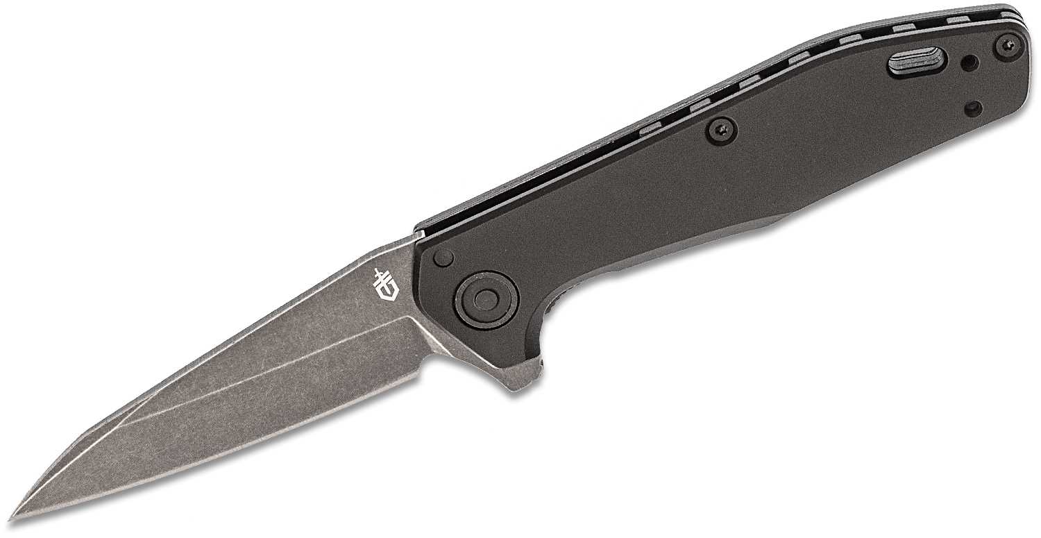Gerber Fastball Flipper Knife 3" S30V Black Oxide Wharncliffe Blade ...