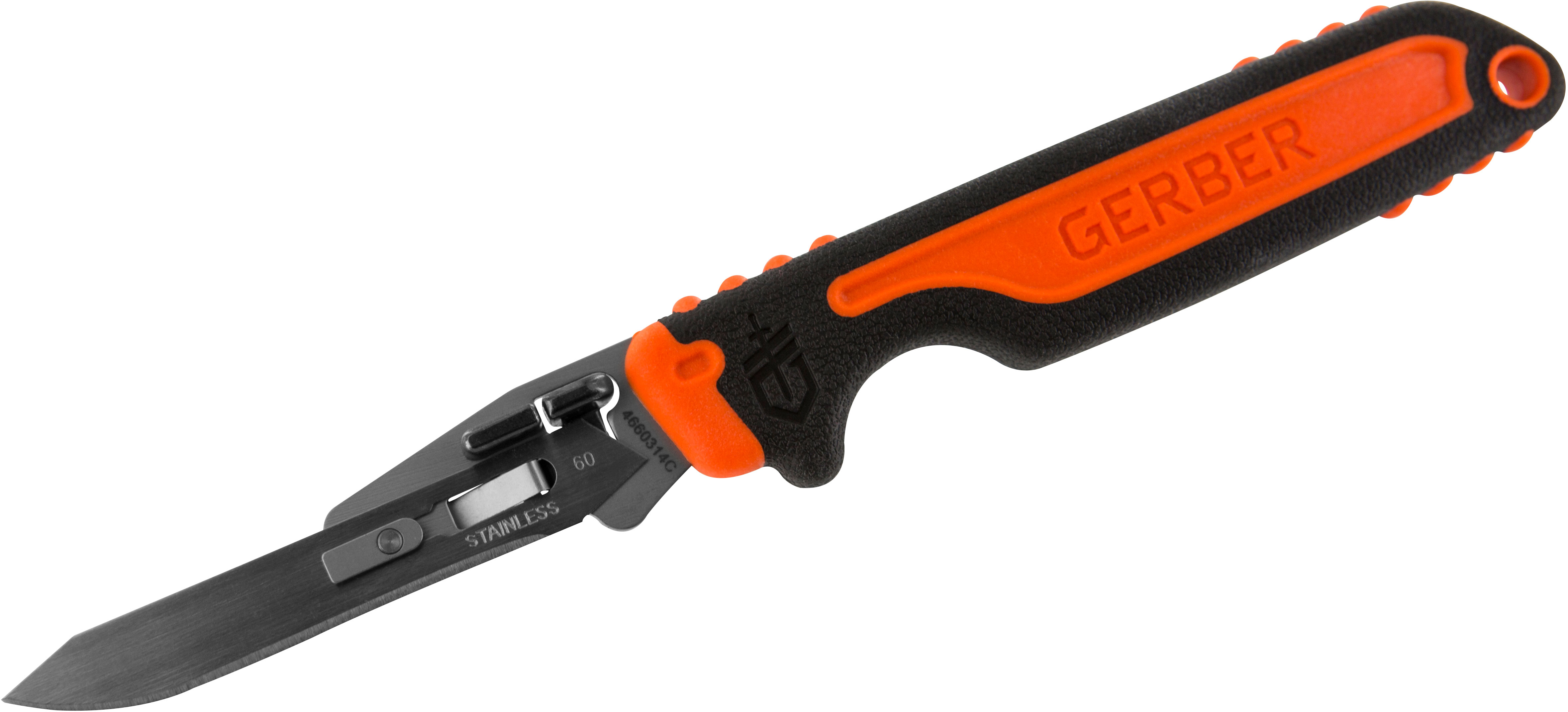 Gerber Vital Fixed 2.8" Exchange-A-Blade Knife, 7.2" Overall ...