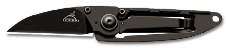 Gerber Mini Ridge Knife Black Handle Black Plain Edge - KnifeCenter ...