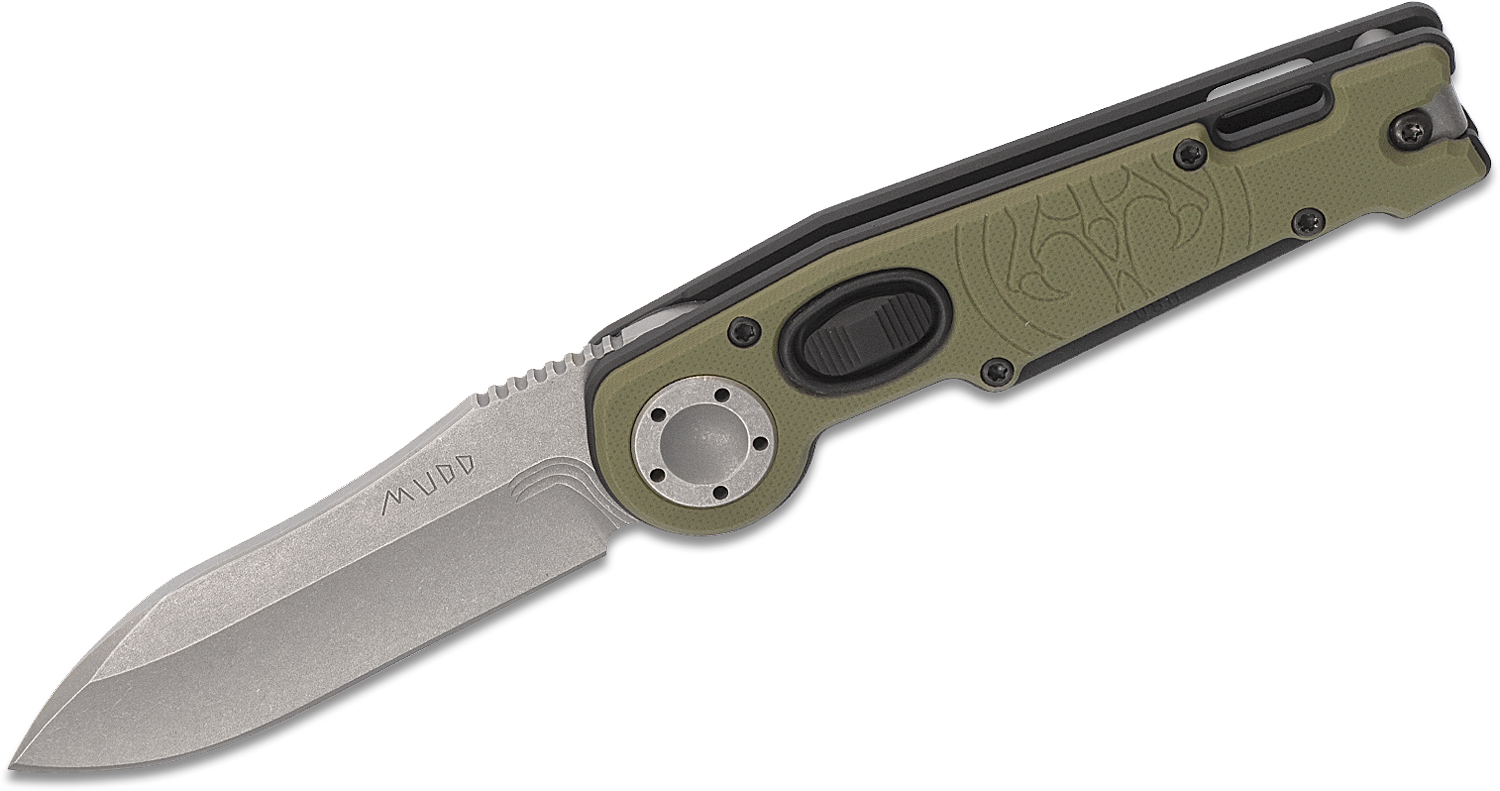 Grant & Gavin Hawk Mid-Tech MUDD Automatic Folding Knife 3.25" CPM-20CV ...