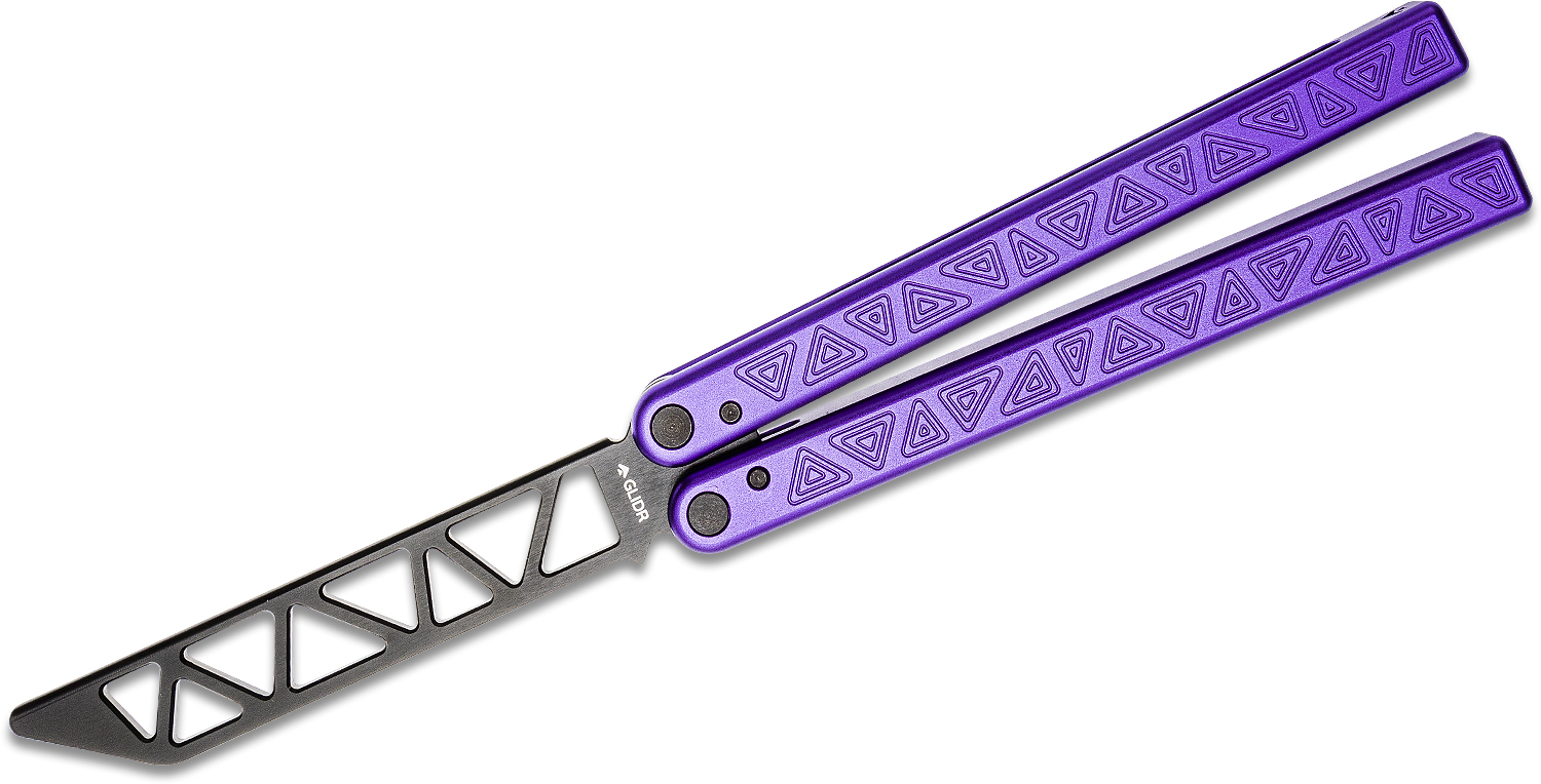 Glidr Original 3 Dragon Purple Balisong Butterfly Trainer 4.8 ...