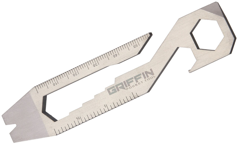Griffin Pocket Tool XL Metric Multi-Tool, Titanium - KnifeCenter - GPTXLTIM
