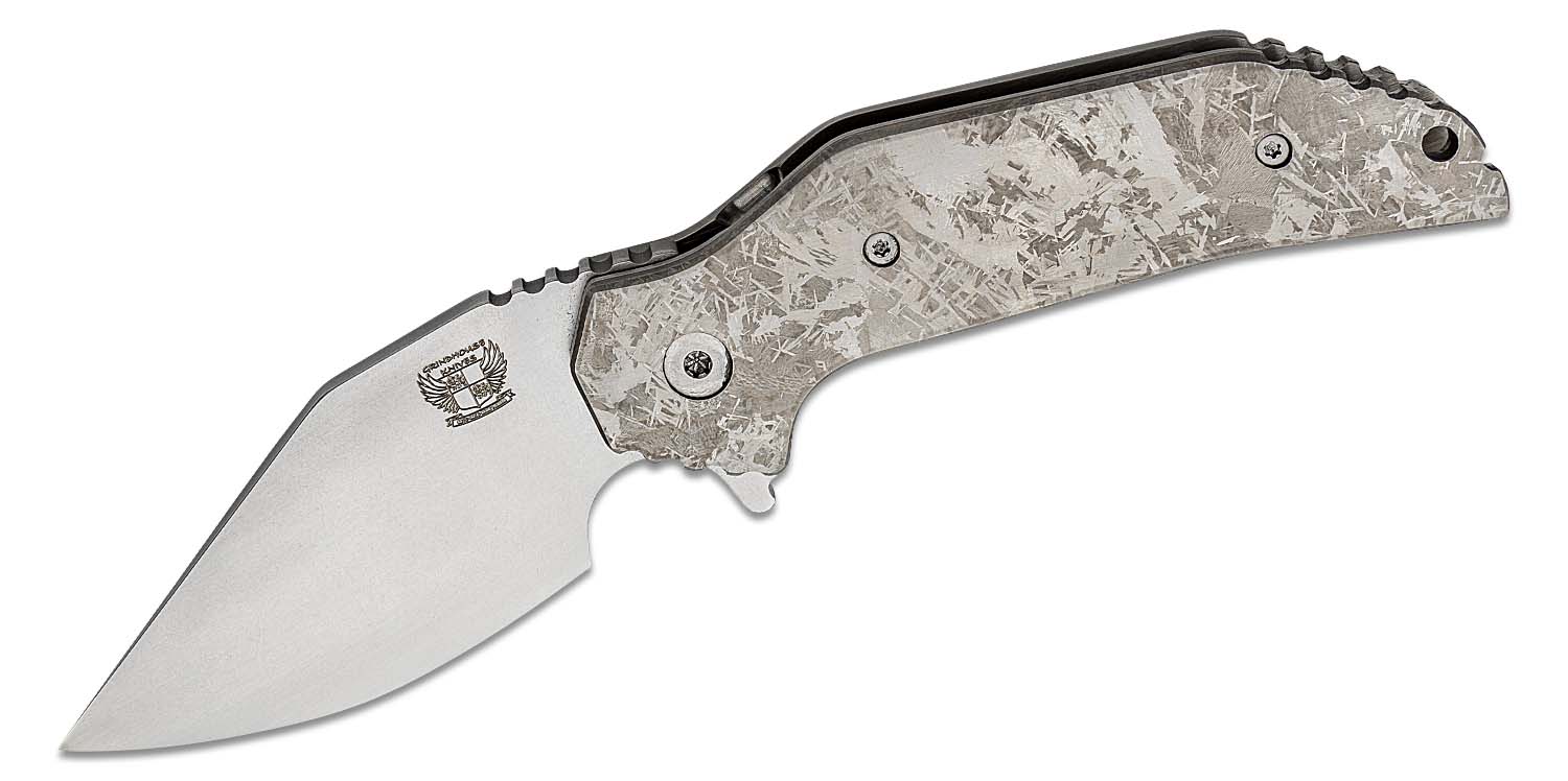 Grindhouse Knives Custom FOK Flipper Knife 3.75" CTS-XHP Stonewashed ...