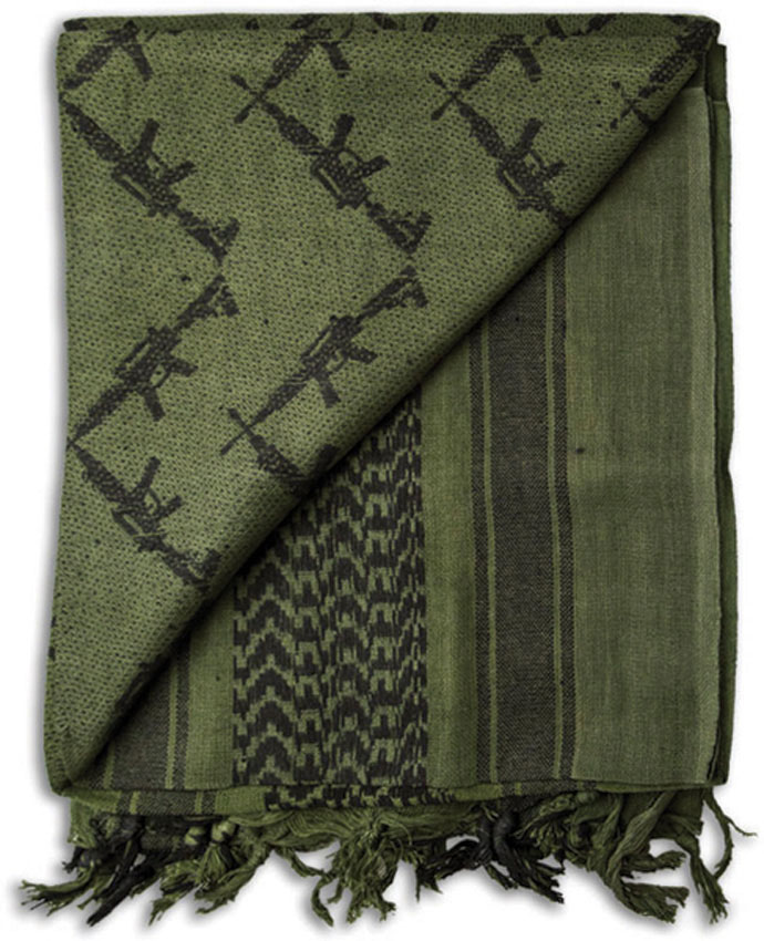 Reviews and Ratings for Grindworx Shemagh, OD Green with Crossed Gun ...