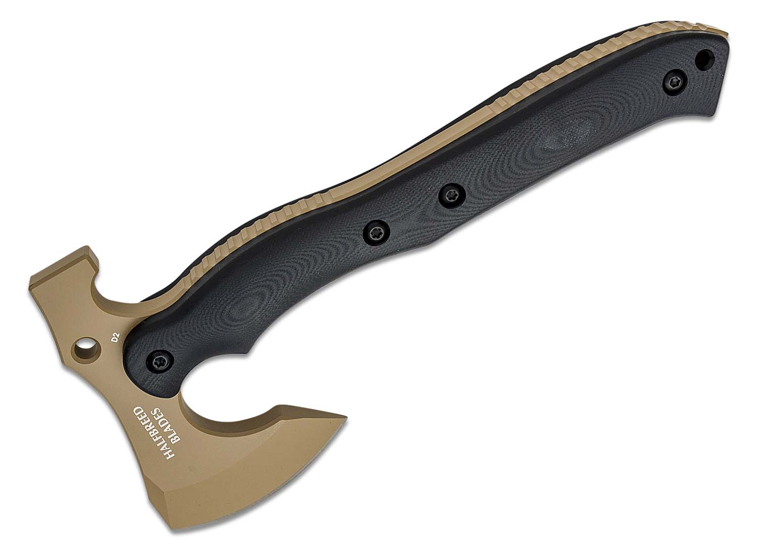 Halfbreed Blades Compact Rescue Axe Duotone 9.52" Overall, Tomahawk ...