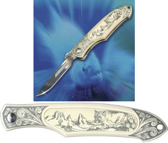 Havalon Piranta-Predator Skinning Knife, Cougar, #60XT Replaceable ...