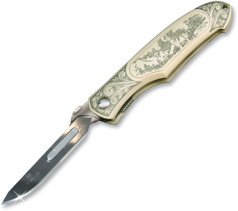 Havalon Piranta-Predator Skinning Knife, Timber Wolf, #60XT Replaceable ...