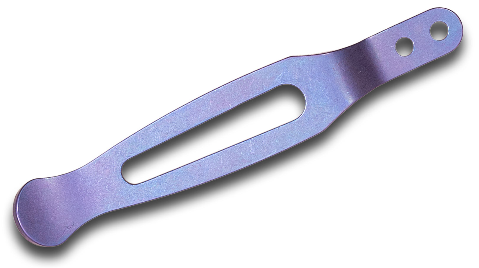 Rick Hinderer Knives Custom Purple Anodized Titanium Pocket Clip ...