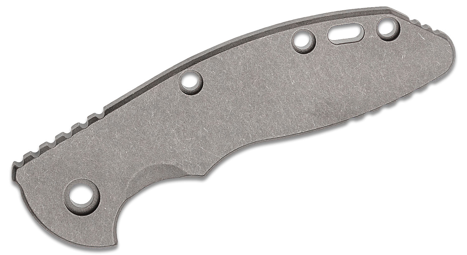 Rick Hinderer Knives Working Finish Titanium Scale for XM-18 3.5" Model ...