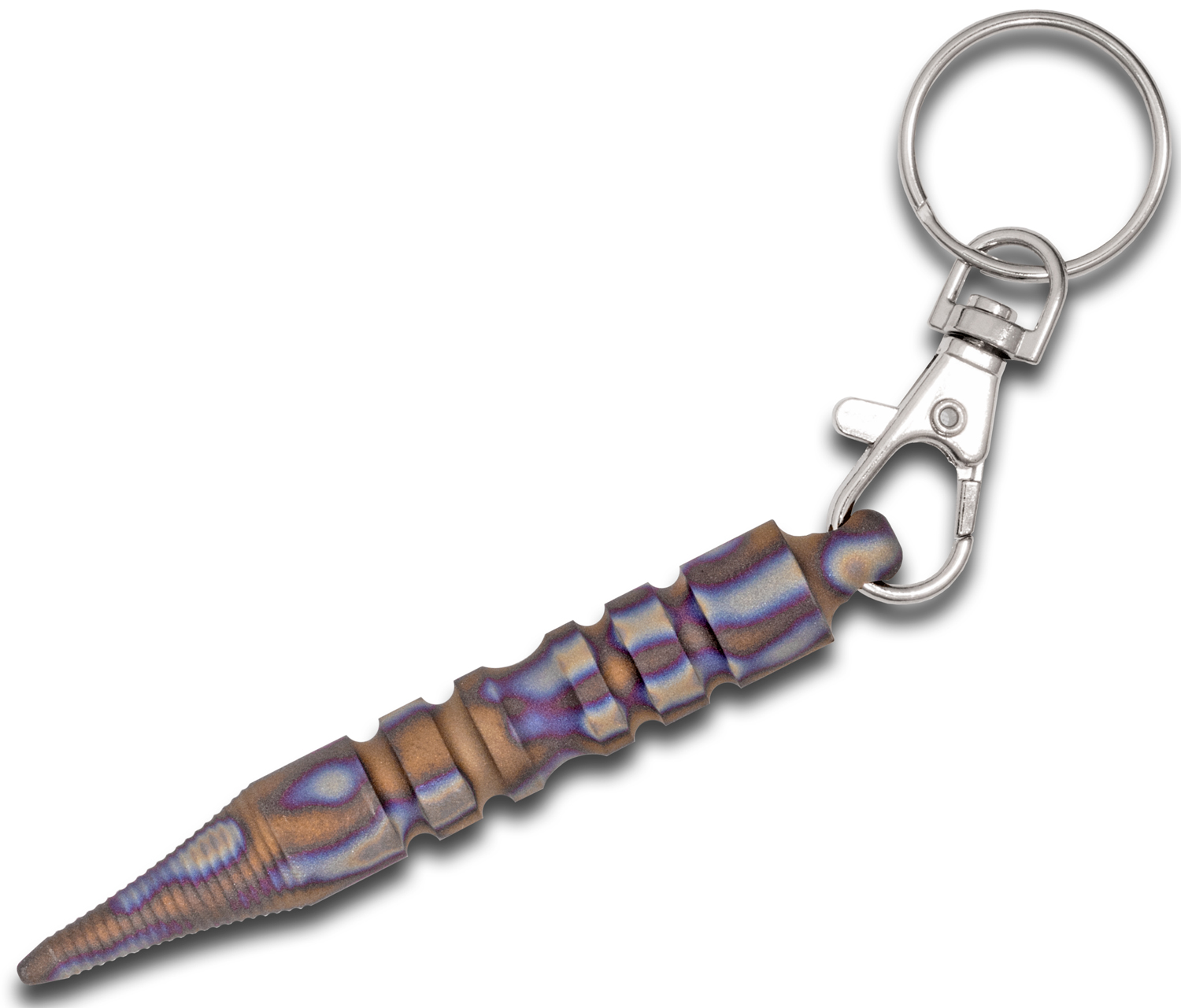 Rick Hinderer Knives LK-1 Flamed Finish Titanium Little Kubaton ...