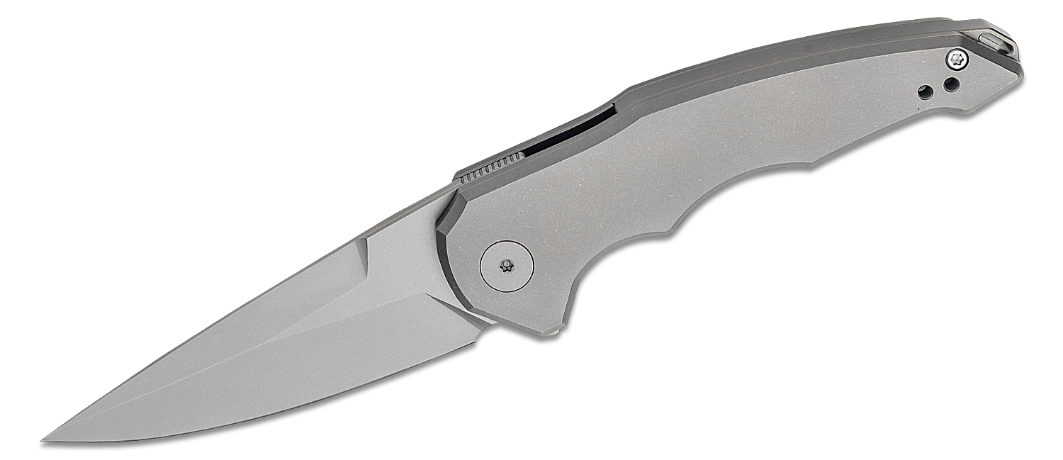 Jake Hoback OneSam Front Flipper Knife 3.25" CPM-20CV Stonewashed Drop ...