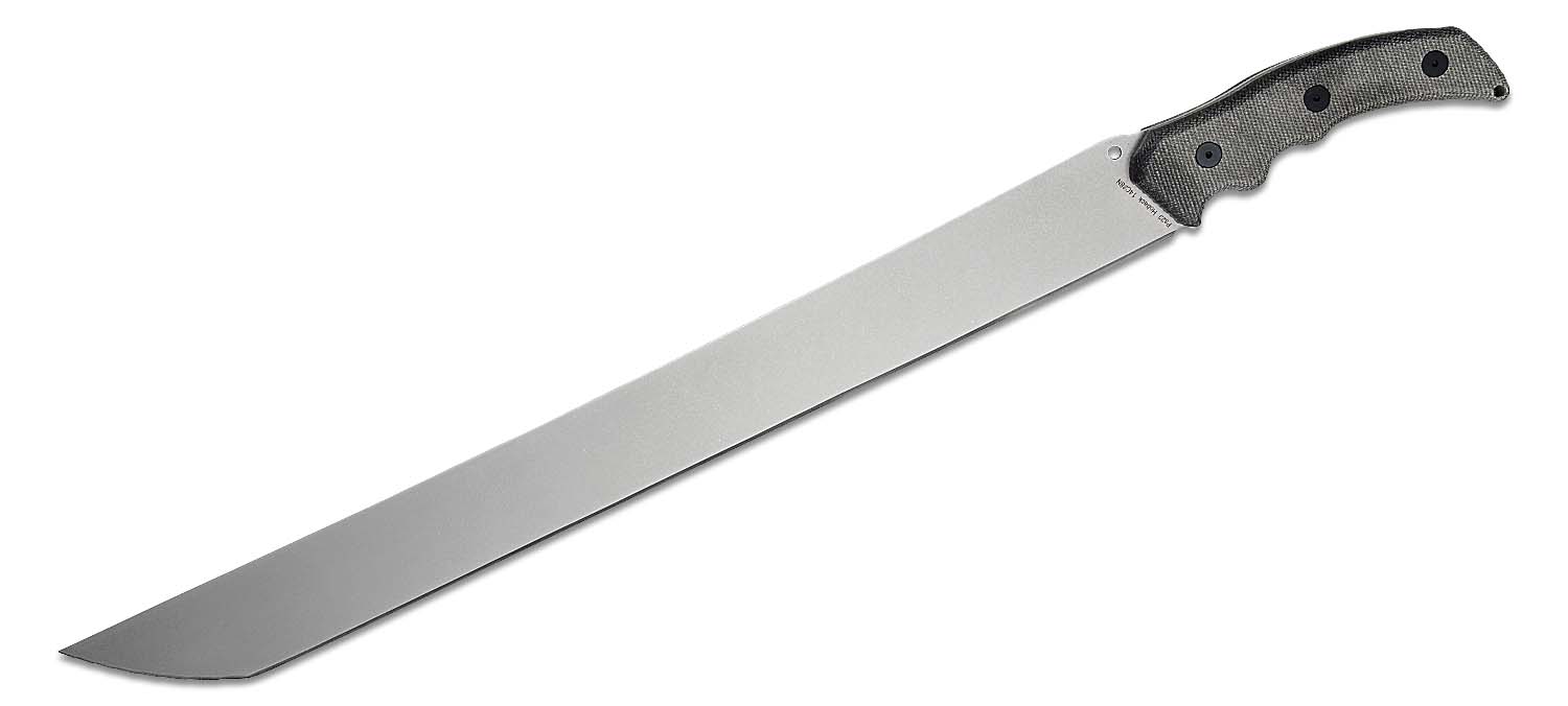 Jake Hoback The Way Machete Fixed Blade Knife 18" 14C28N Stonewashed ...