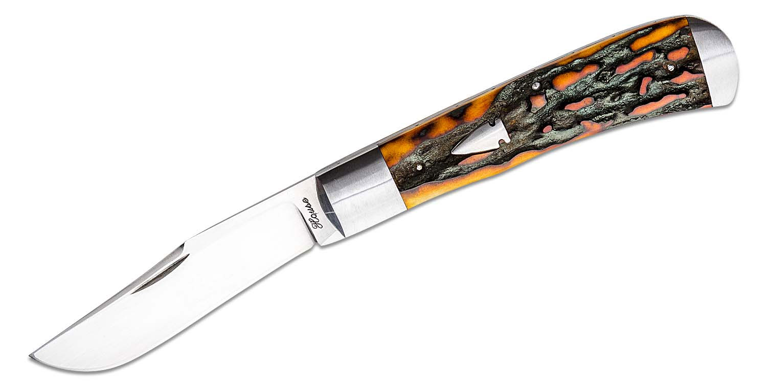 Bobby House Custom Trapper Slipjoint Folding Knife 3.25" CPM-154 Hand ...
