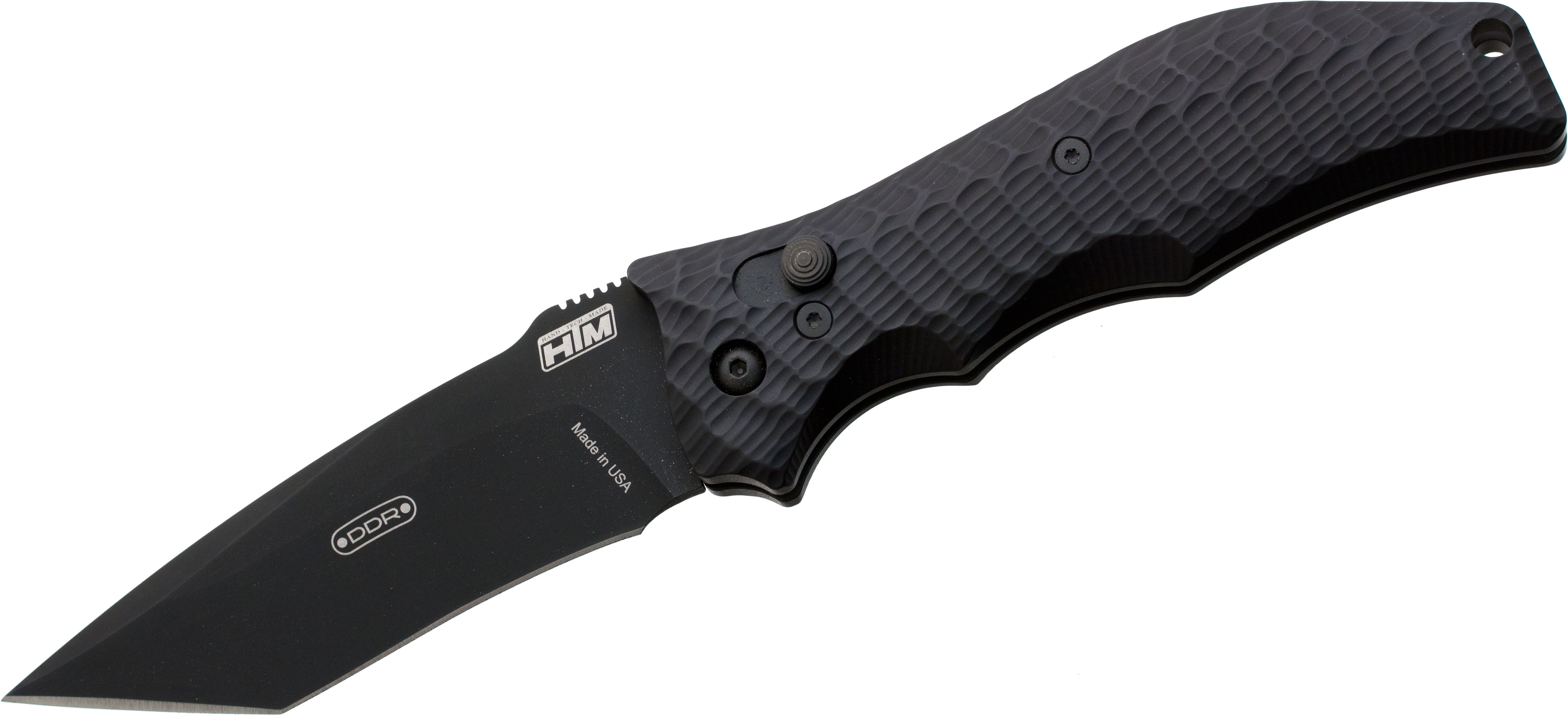 HTM Knives Darrel Ralph DDR Gun Hammer AUTO 3-1/2" S35VN Plain Black ...