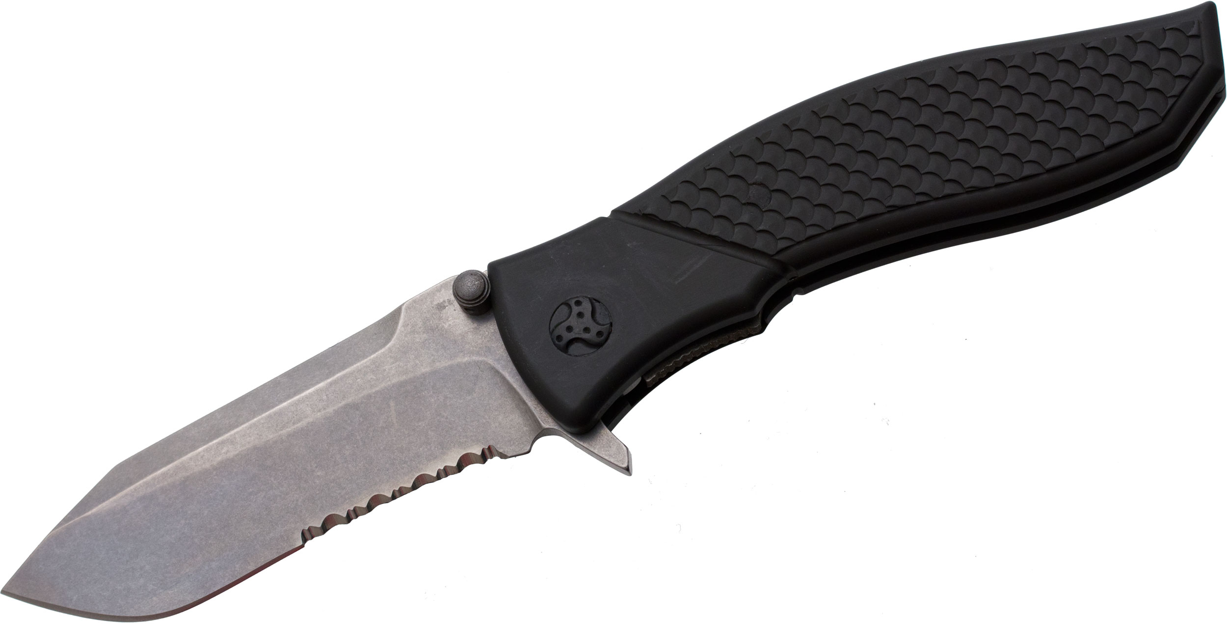 HTM Knives Greg Lightfoot Bullwhip Flipper Knife 3.5" Stonewashed 154CM ...