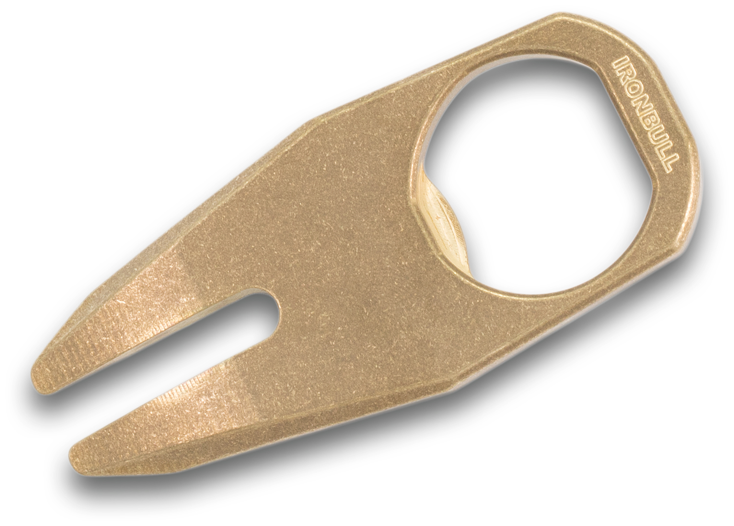 Iron Bull Brass El Desafio Divot Multi-Tool - KnifeCenter - Discontinued