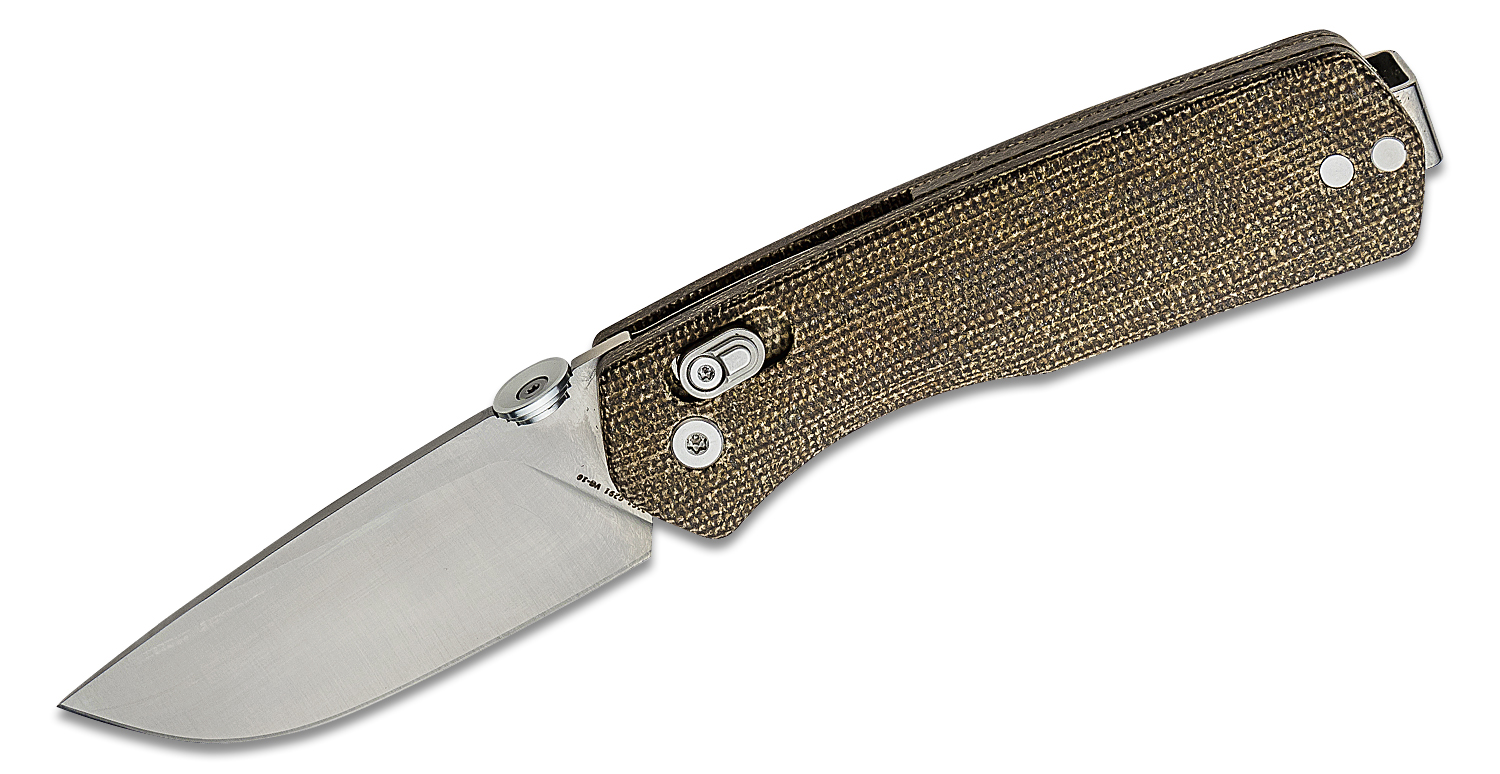 The James Brand Carter Folding Knife 2.75" VG-10 Plain Blade, OD Green ...