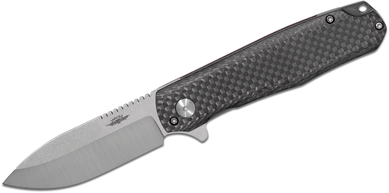 Jesse Jarosz Custom Flare Flipper 3.375" AEB-L Spear Point Blade ...