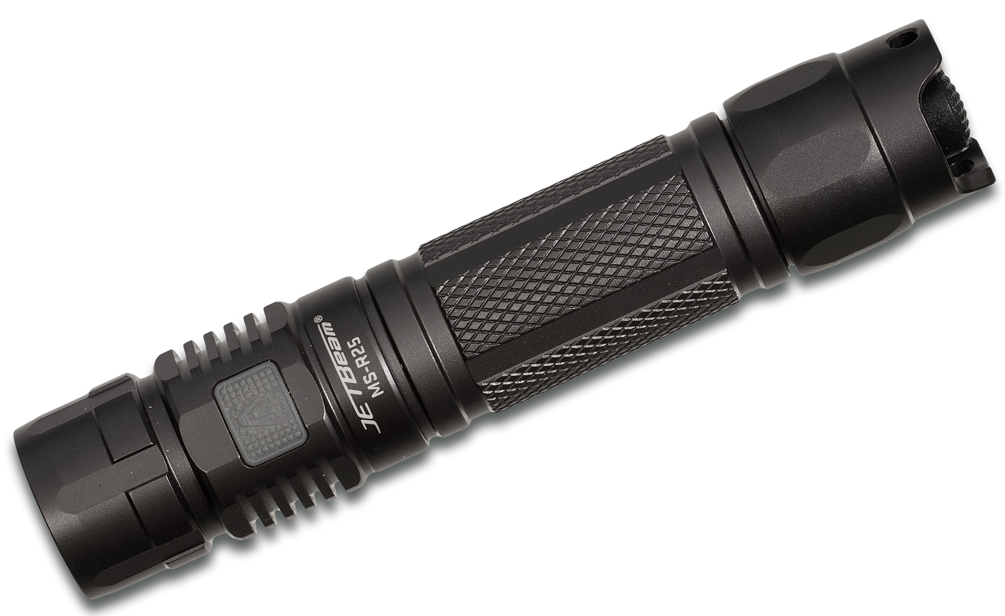 JETBeam MS-R25 Rechargeable Tactical Military LED Flashlight, 1200 Max ...