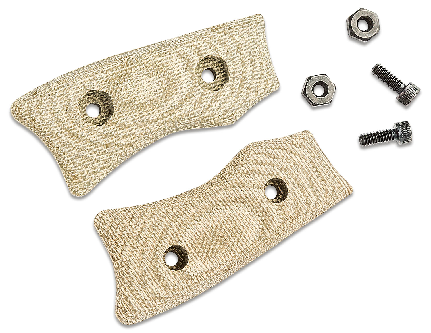 KA-BAR BK11 Becker Necker Green Canvas Micarta Handle Slabs (Knife Not ...