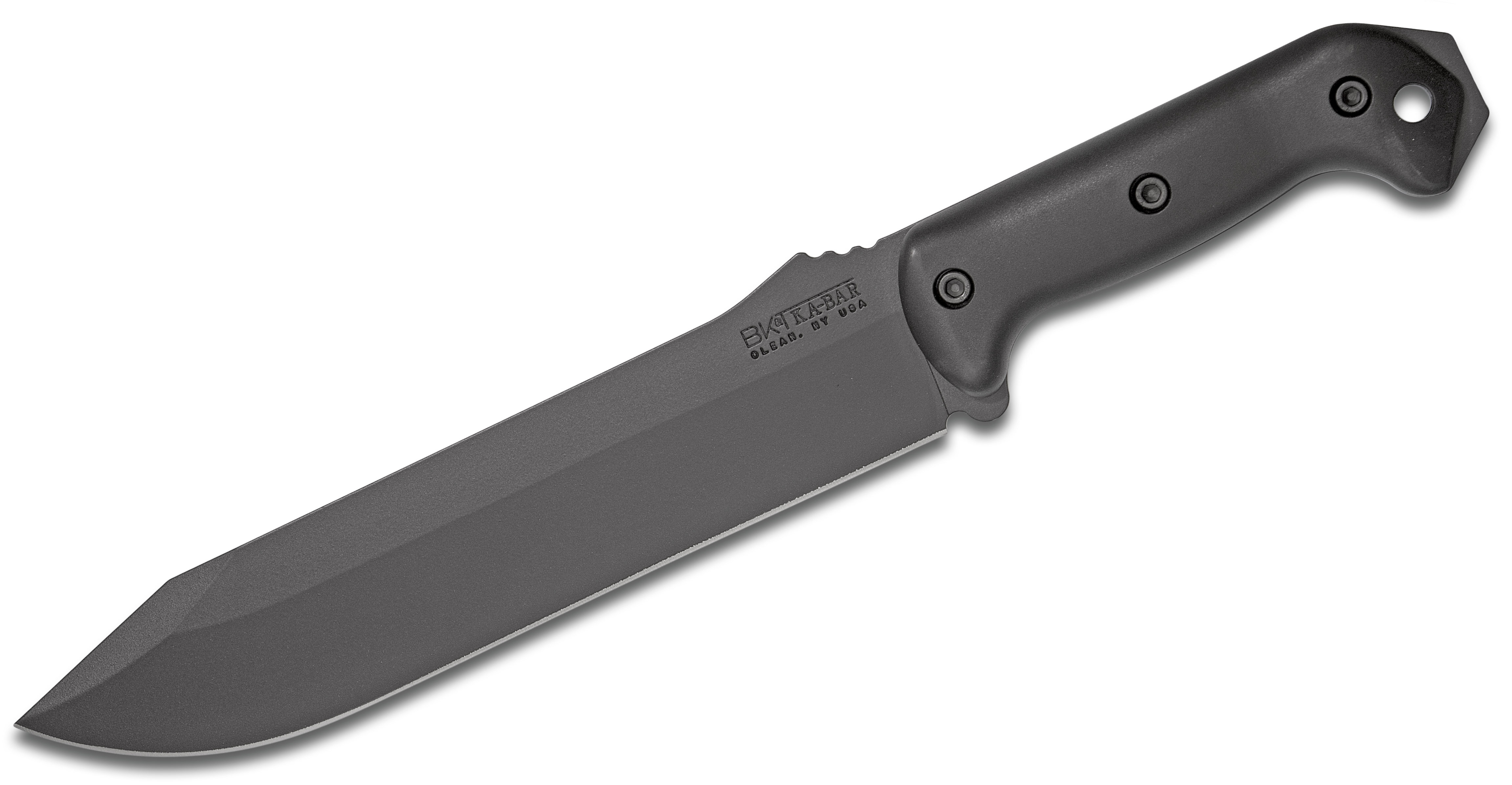 KA-BAR BK9 Becker Fixed Combat Bowie Knife 9" Carbon Steel Blade, Zytel ...