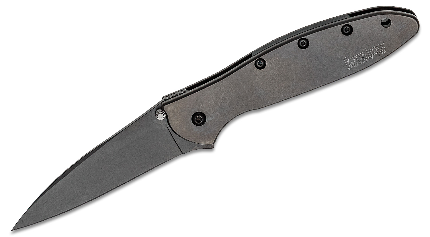 Kershaw 1660GRY Ken Onion Leek Assisted Flipper Knife 3" Matte Gray ...