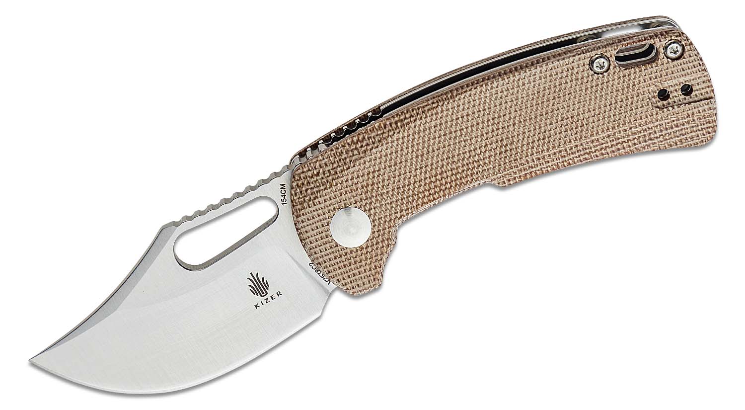 Kizer Cutlery Vanguard Dirk Pinkerton Urban Bowie Folding Knife 2.37 ...