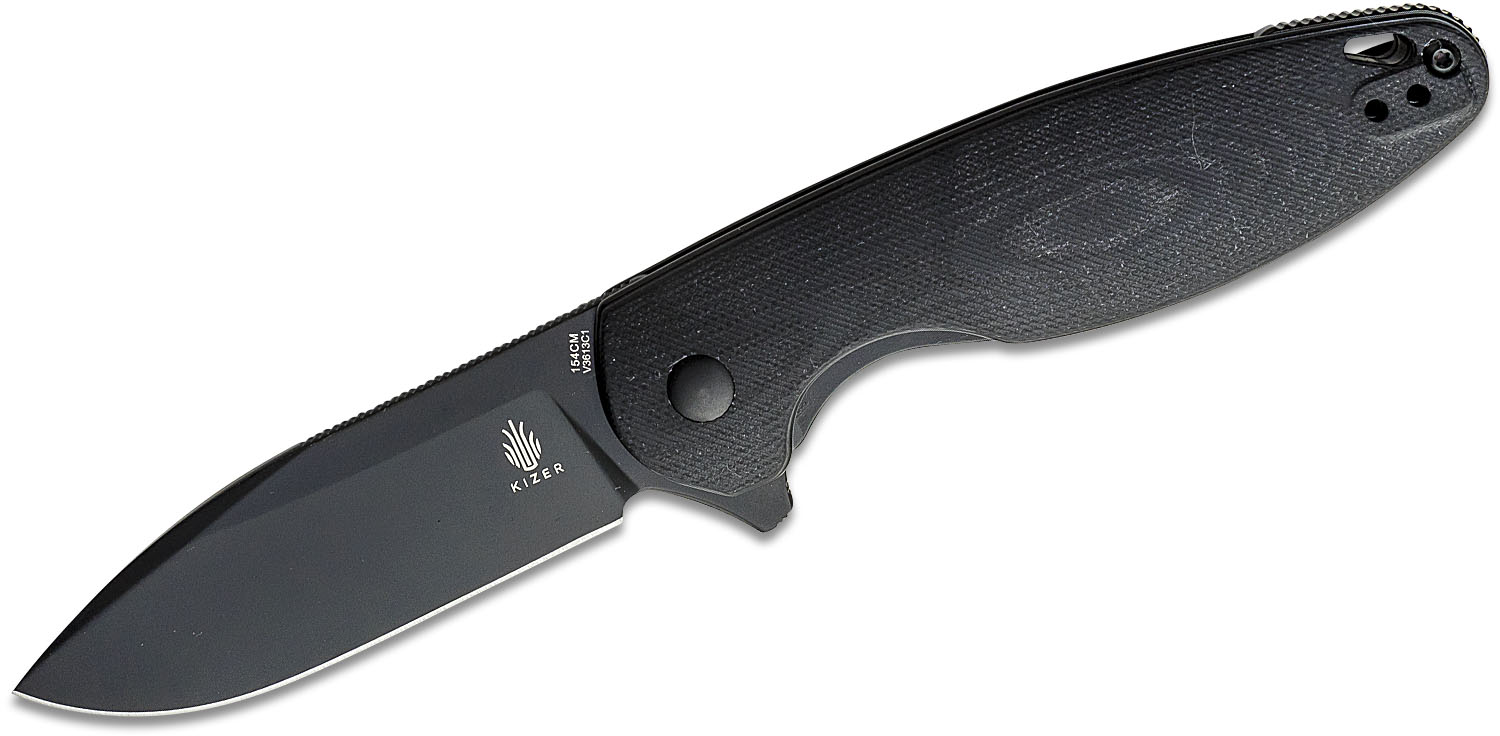 Kizer Cutlery Vanguard Carlos & Azo Cozy Flipper Knife 3.31" 154CM ...