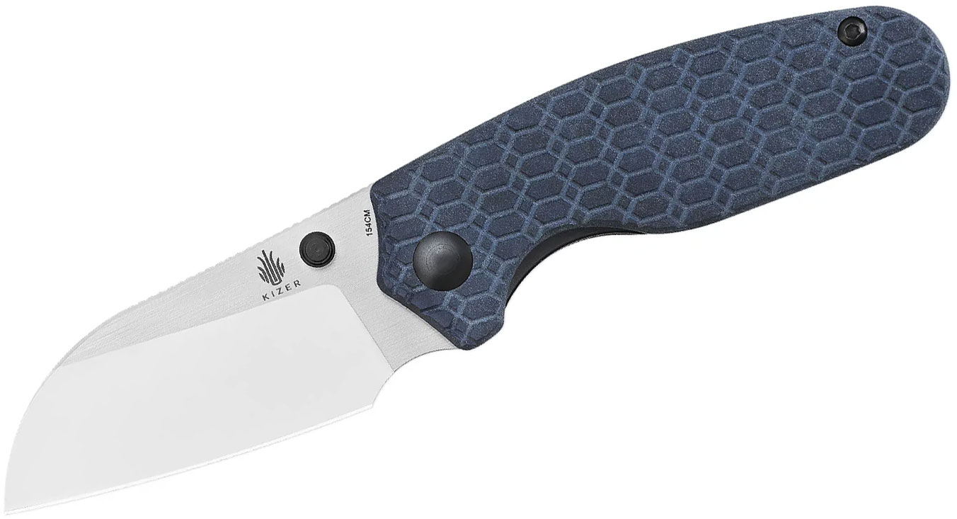 Kizer Cutlery Vanguard Azo/Gecko Customz Towser S Folding Knife 2.83 ...