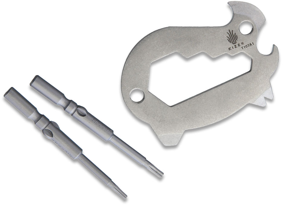 Kizer Cutlery T107A1 Azo Metric Peccary Stainless Steel Keychain Mini ...