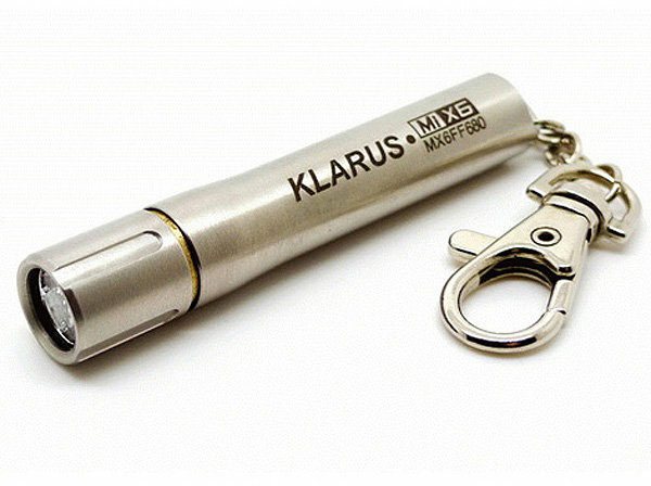 Klarus MiX6 Ti LED AAA Flashlight, Titanium Body, 85 Max Lumens - KnifeCenter - KL-MIX6TI ...