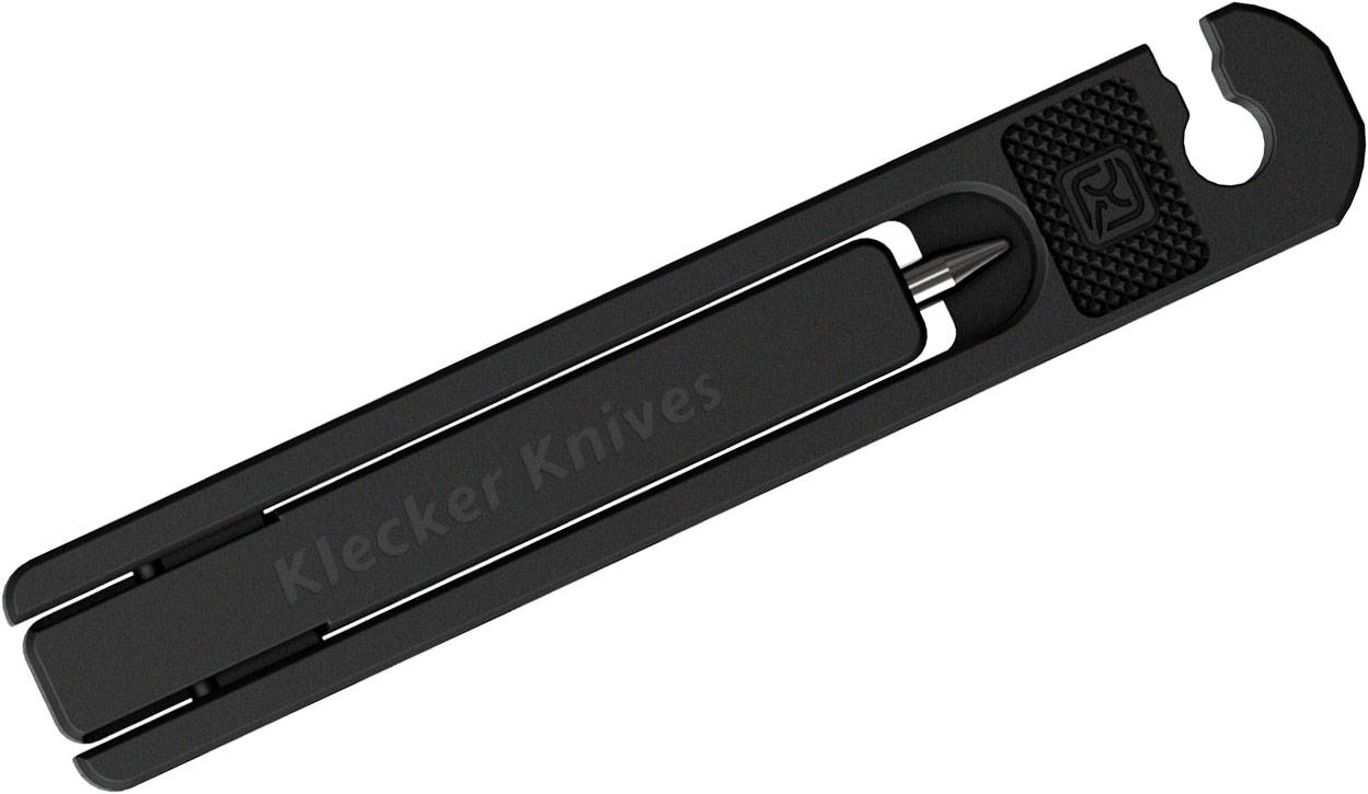 Klecker Stowaway Tool Pen, Black Ink - KnifeCenter - STW-210 - Discontinued