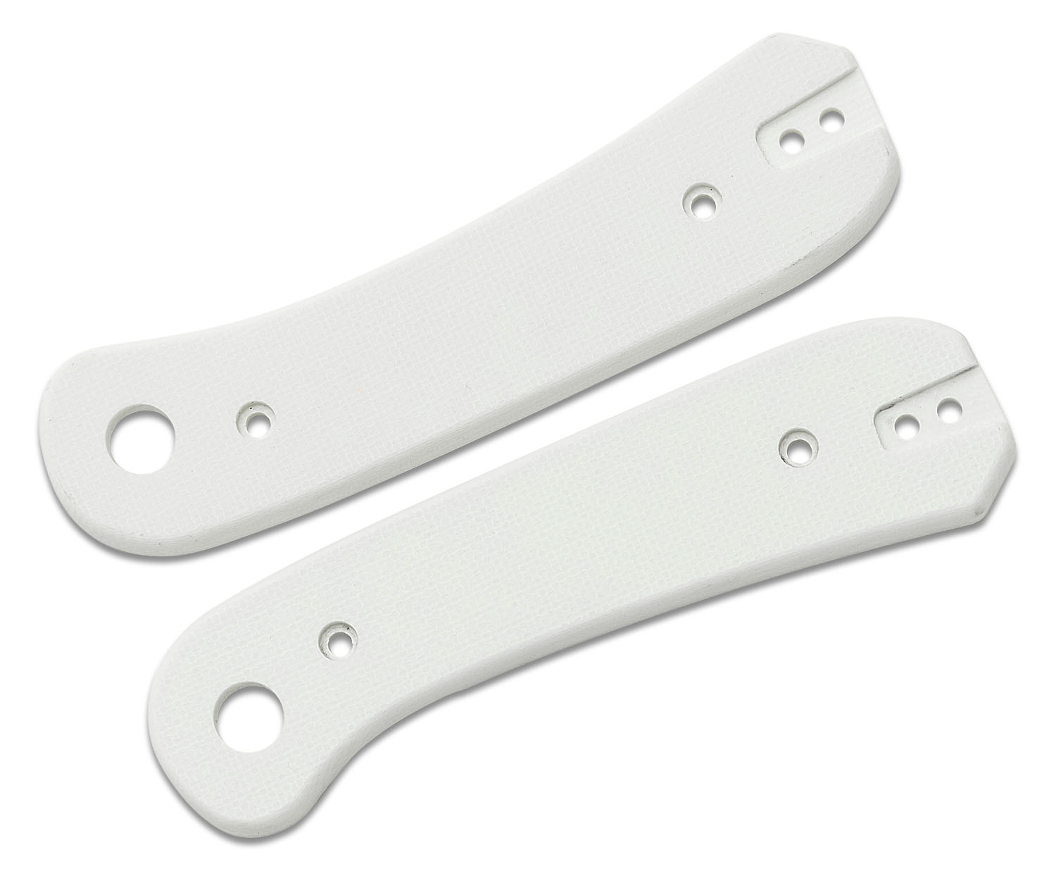 Knafs Co. Lander Fast Swap Scales, White G10 - KnifeCenter - KNAFS-00079
