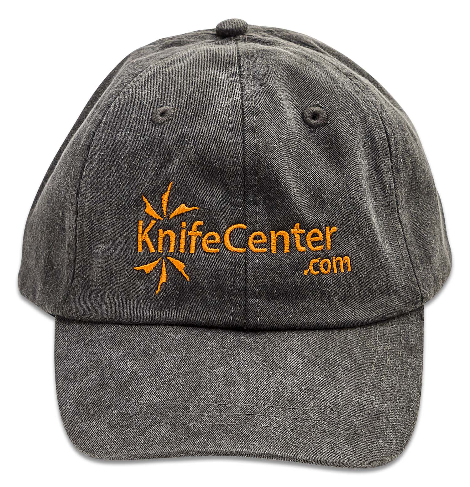 KnifeCenter.com Cotton Cap/Hat by Adams Headwear, Black with Orange ...