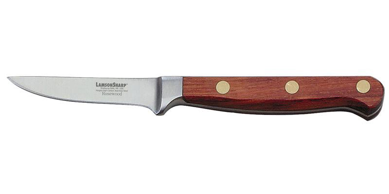LamsonSharp USA 2.9 inch Rosewood Forged Trimming Paring/Boning Knife ...