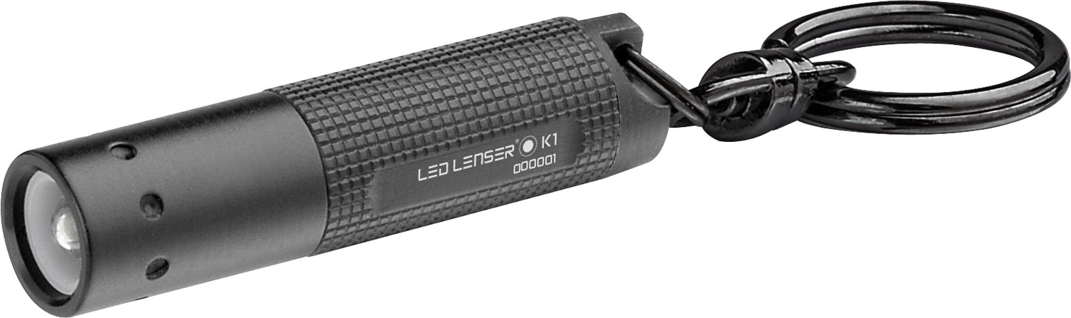 LED Lenser 880101 K1 Keychain-Size LED Flashlight, 16 Lumens, Black ...