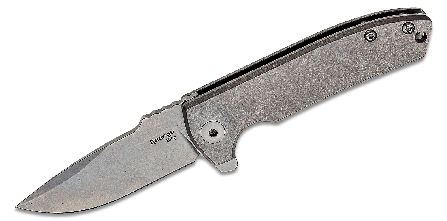 Reviews and Ratings for Les George VECP Mid-Tech Flipper Knife 3.5" CTS ...