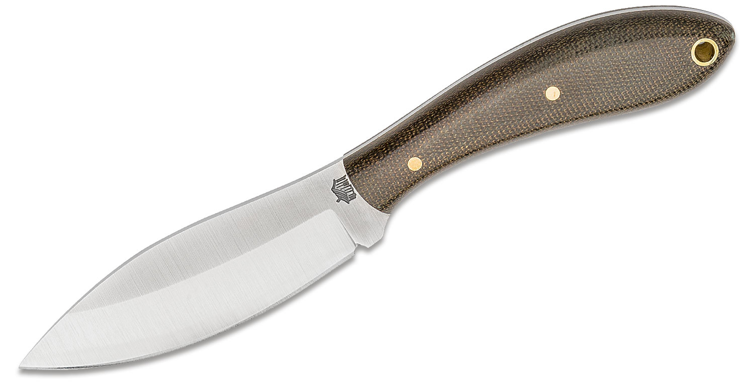 L.T. Wright Small Northern Hunter 3.5" AEB-L Saber Grind Fixed Blade ...