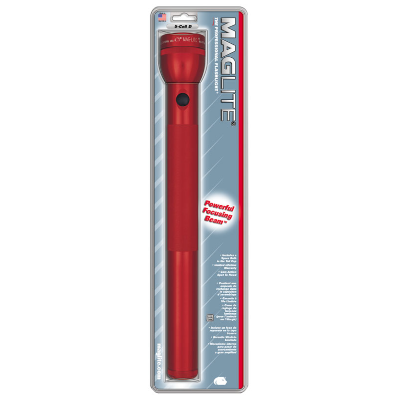Reviews and Ratings for Maglite 5 D Cell Flashlight - Red Body ...