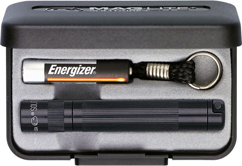 Maglite Solitaire Flashlight in Gift Box - Black Body - KnifeCenter ...