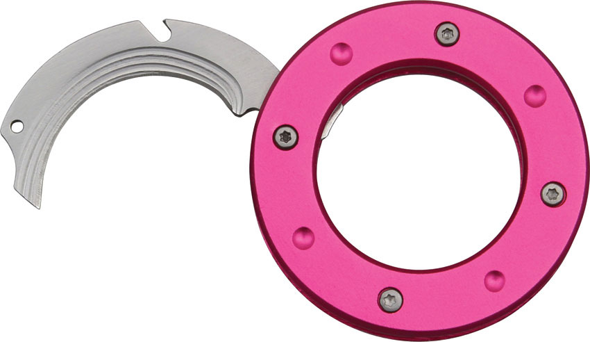 Mantis MU-6p Cyclops Utility Neck Knife 2.5" Hawkbill Blade, Pink ...