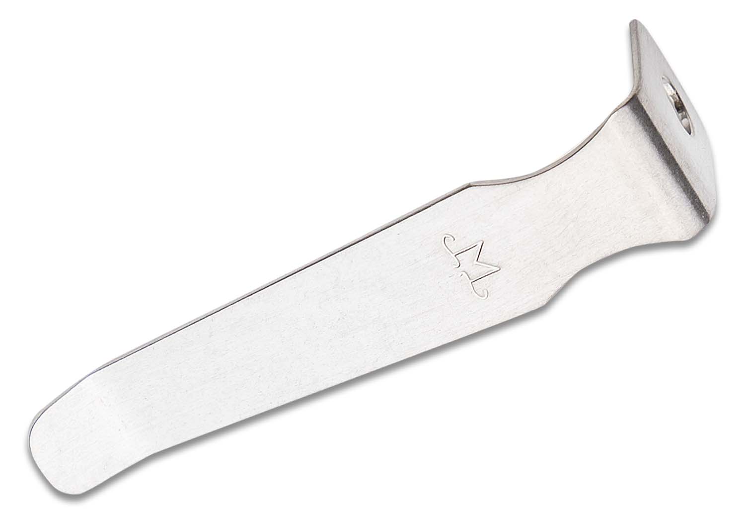 Maverick Customs Stonewashed Titanium Small Microtech OTF Pocket Clip ...