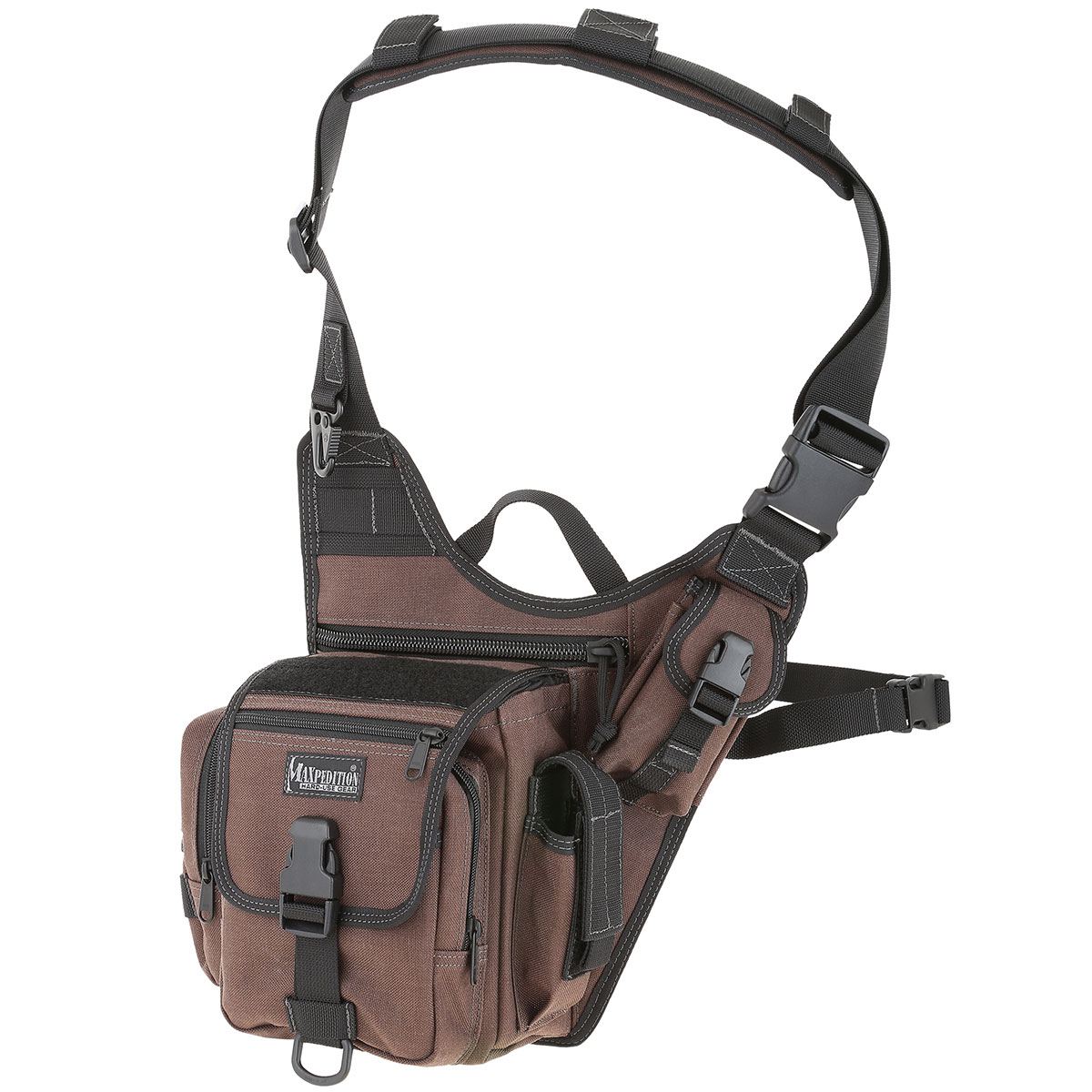Maxpedition 0403BR Fatboy Versipack, Dark Brown - KnifeCenter ...