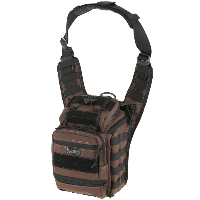Maxpedition 0424BR Colossus Versipack, Dark Brown - KnifeCenter ...