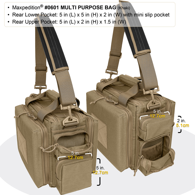 Maxpedition 0601B MPB Multi-Purpose Bag, Black - KnifeCenter - Discontinued