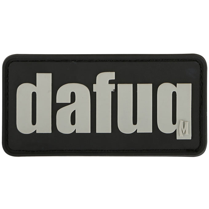 Maxpedition DAFQS PVC DAFUQ Patch, SWAT - KnifeCenter - Discontinued