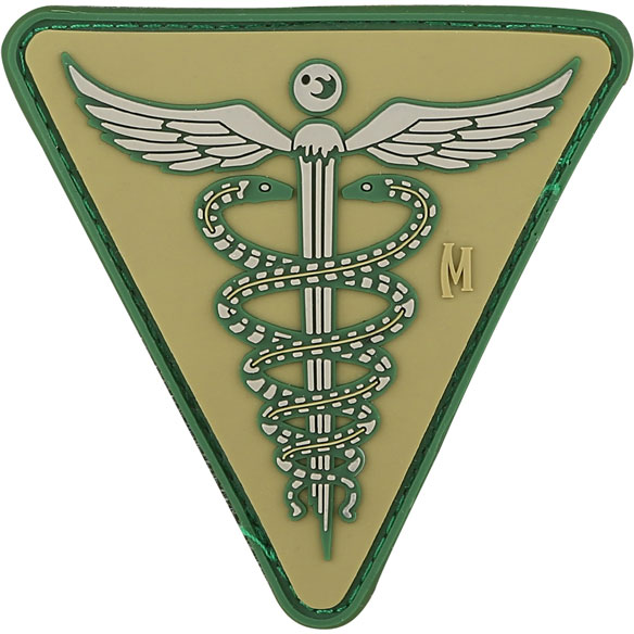 Maxpedition PVC Caduceus Patch, Arid - KnifeCenter - CADUA